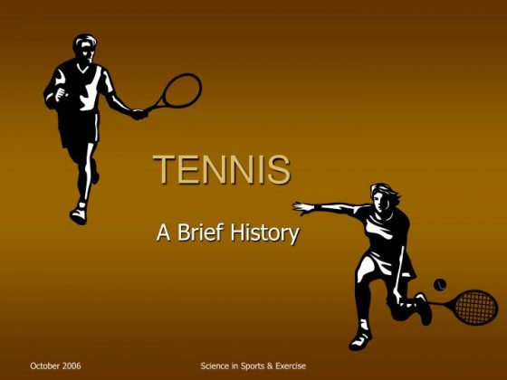 What Is The Brief History of Tennis - Info Sport Online